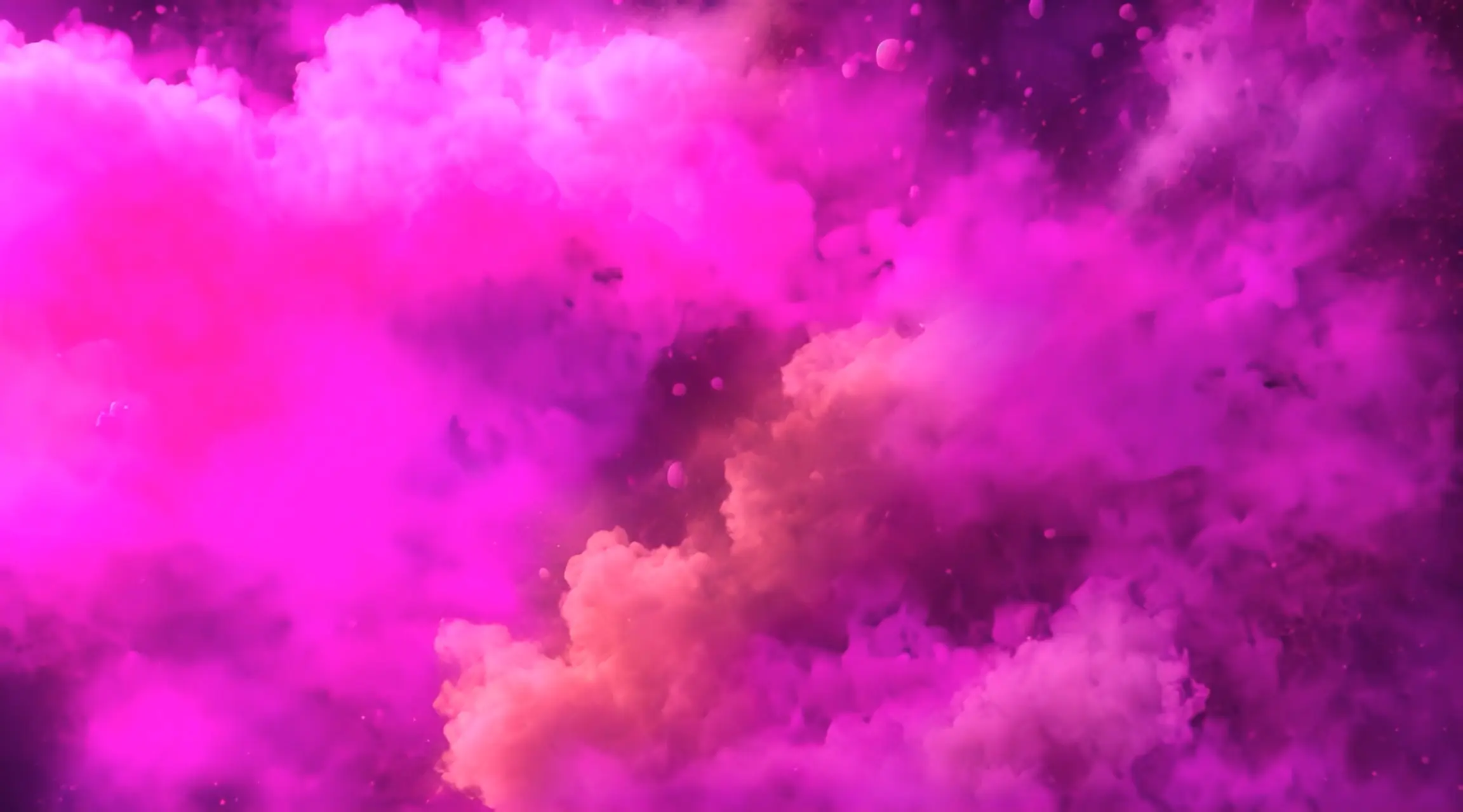 Electric Pink Cloud Dreamy Visual Backdrop | Videos
